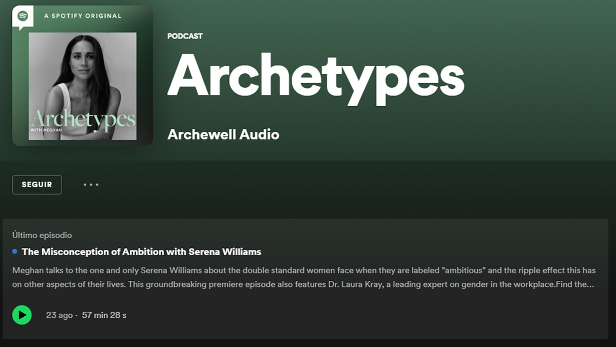 Podcast de Meghan Markle debuta con éxito en Spotify