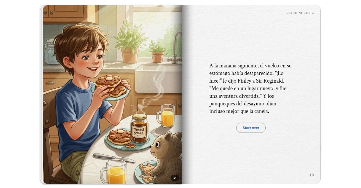 Gemini Storybook: Nueva función para crear libros de cuentos